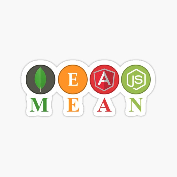 "Mean Stack" Sticker for Sale by Jnr101 | Redbubble