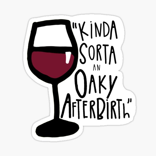 "Oaky Afterbirth" Sticker for Sale by glovaaaa | Redbubble
