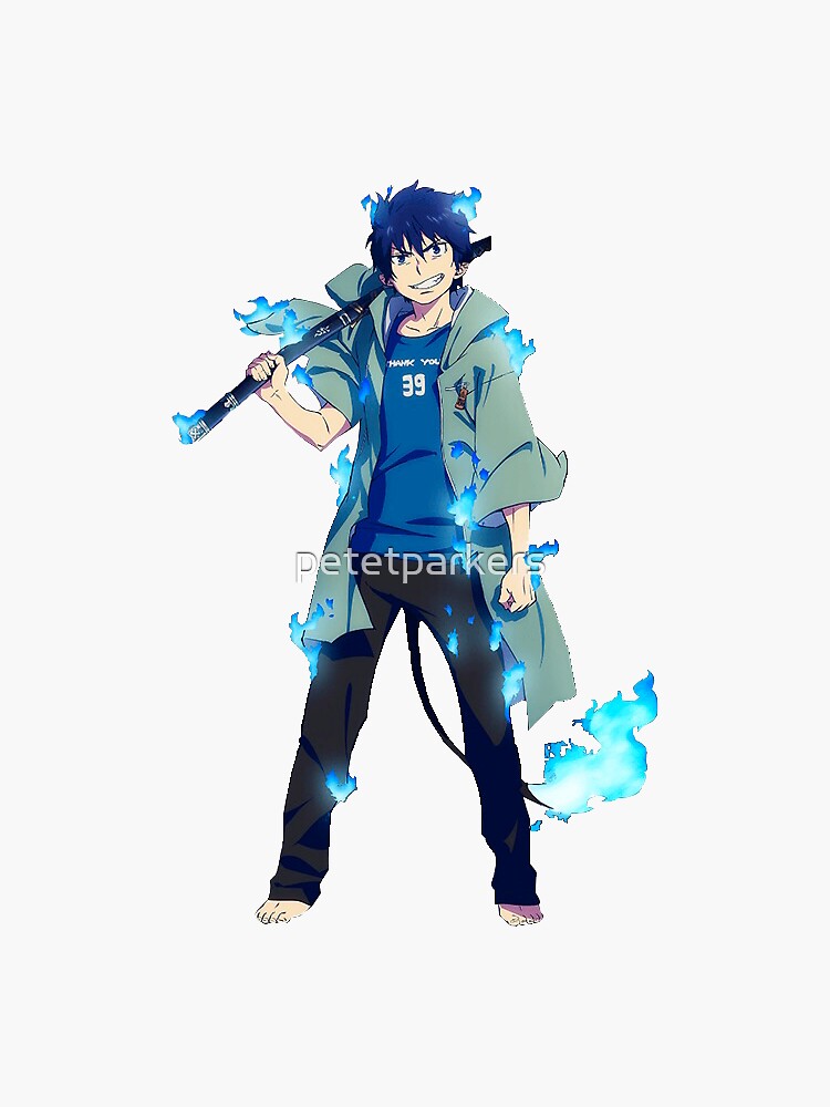 "Rin Okumura Sticker " Sticker for Sale by petetparkers | Redbubble