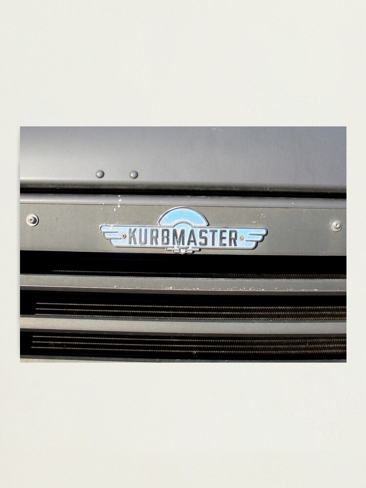 "1980's Grumman-Olson "Kurbmaster' Step Van Emblem" Photographic Print ...
