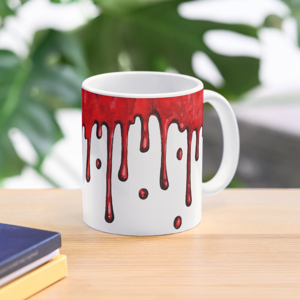 "Bleeding | Blood Drip" Coffee Mug by SaraVLeoni | Redbubble