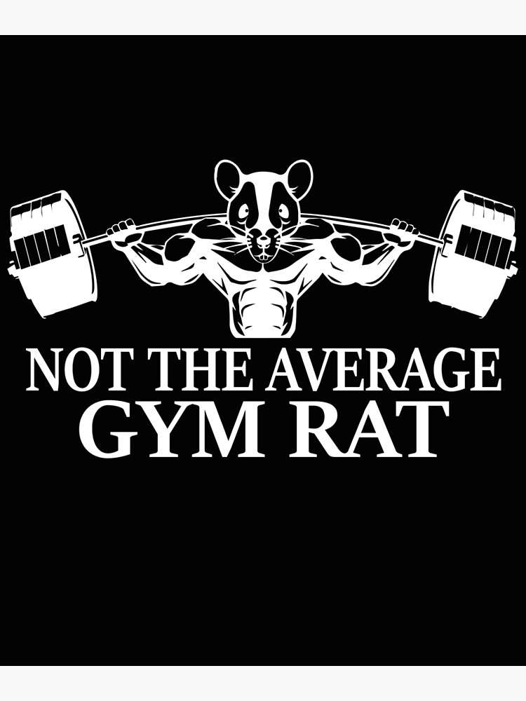 "Bodybuilder rat mouse weight training bodybuilder" Poster by tarek25 ...