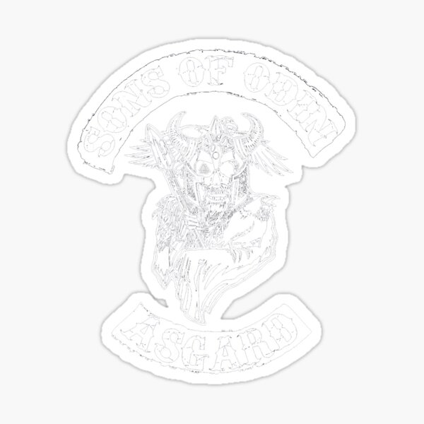 "ODIN" Sticker by hernandezlela | Redbubble