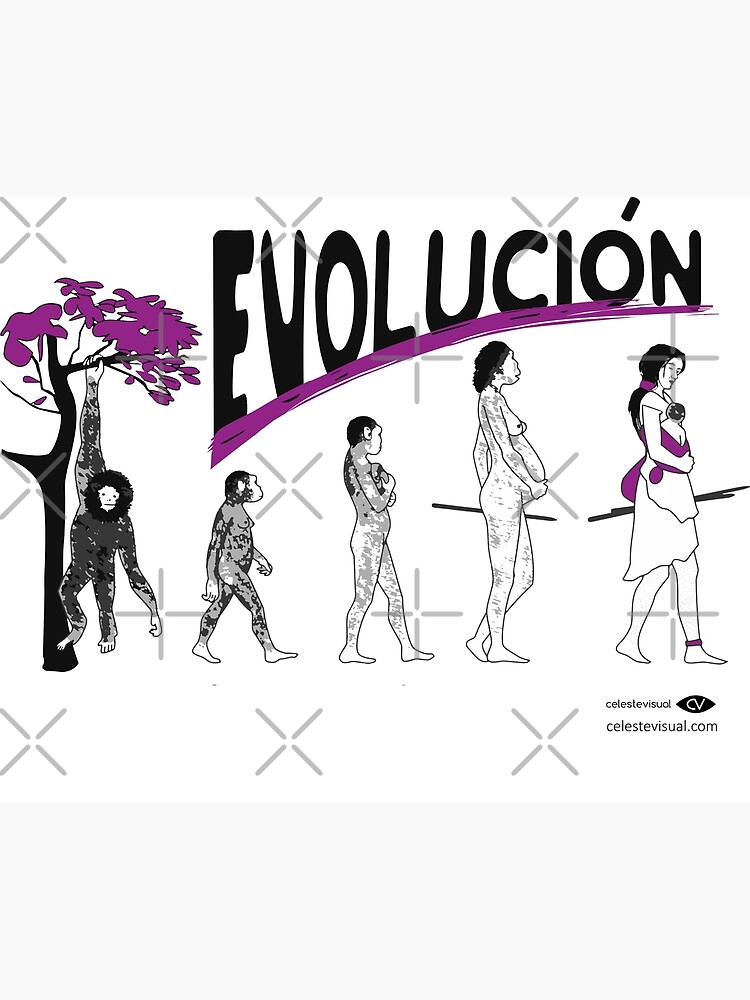 "Human Evolution: Woman" Greeting Card by celestevisual | Redbubble