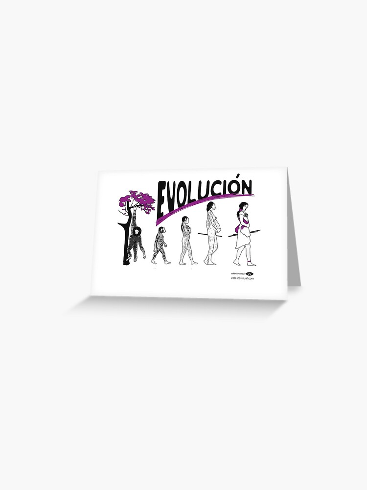 "Human Evolution: Woman" Greeting Card by celestevisual | Redbubble