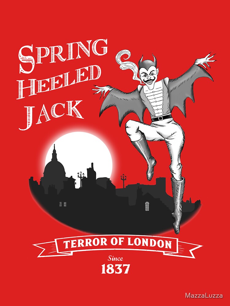"Spring Heeled Jack, Terror of London since 1837" T-shirt for Sale by ...