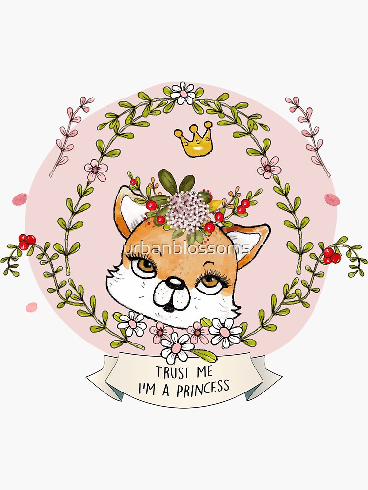 "Trust me - Sticker" Sticker for Sale by urbanblossoms | Redbubble