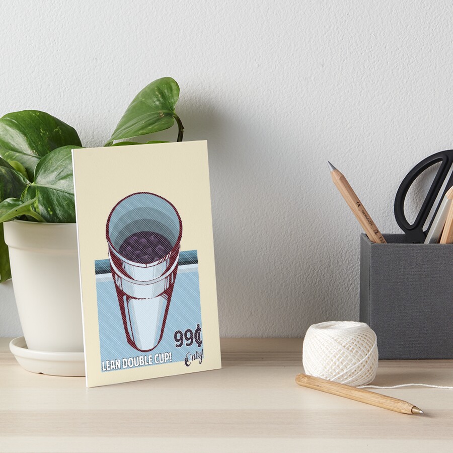 "LEAN CUP RETRO ADVERTISEMENT" Art Board Print by FanShop858 | Redbubble