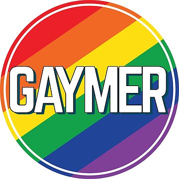 "Gaymer" Sticker for Sale by Lightfield | Redbubble
