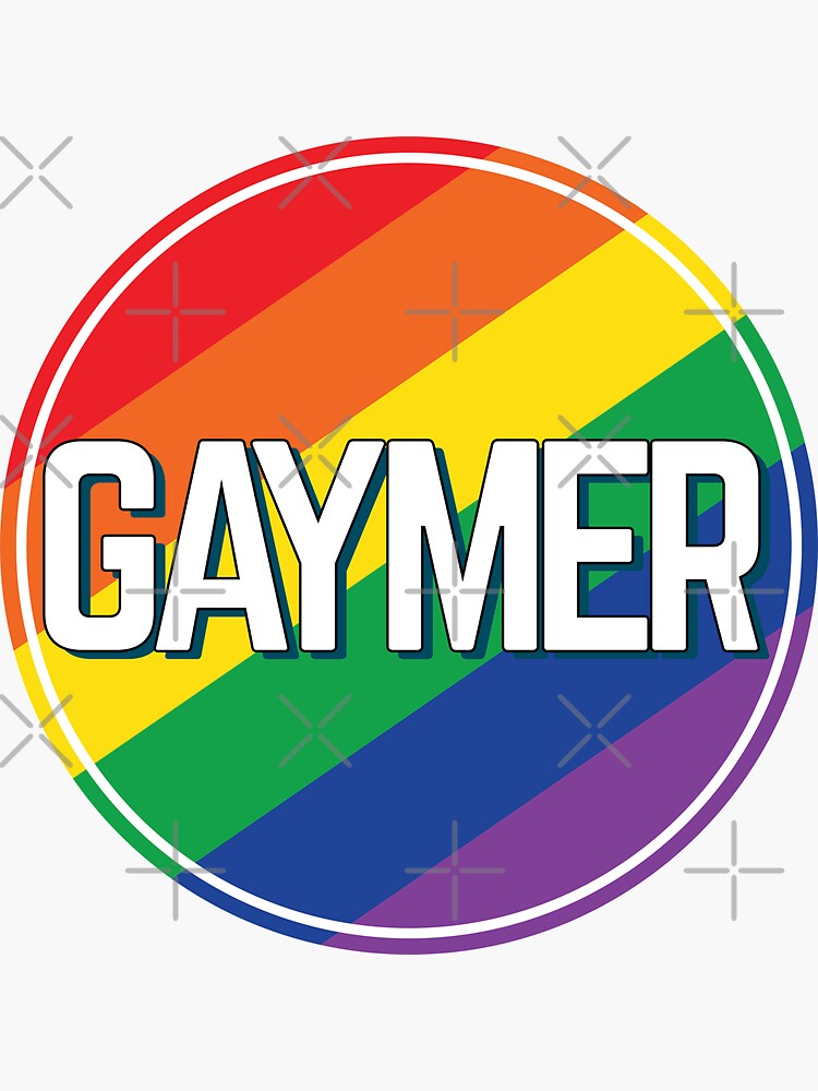 "Gaymer" Sticker for Sale by Lightfield | Redbubble