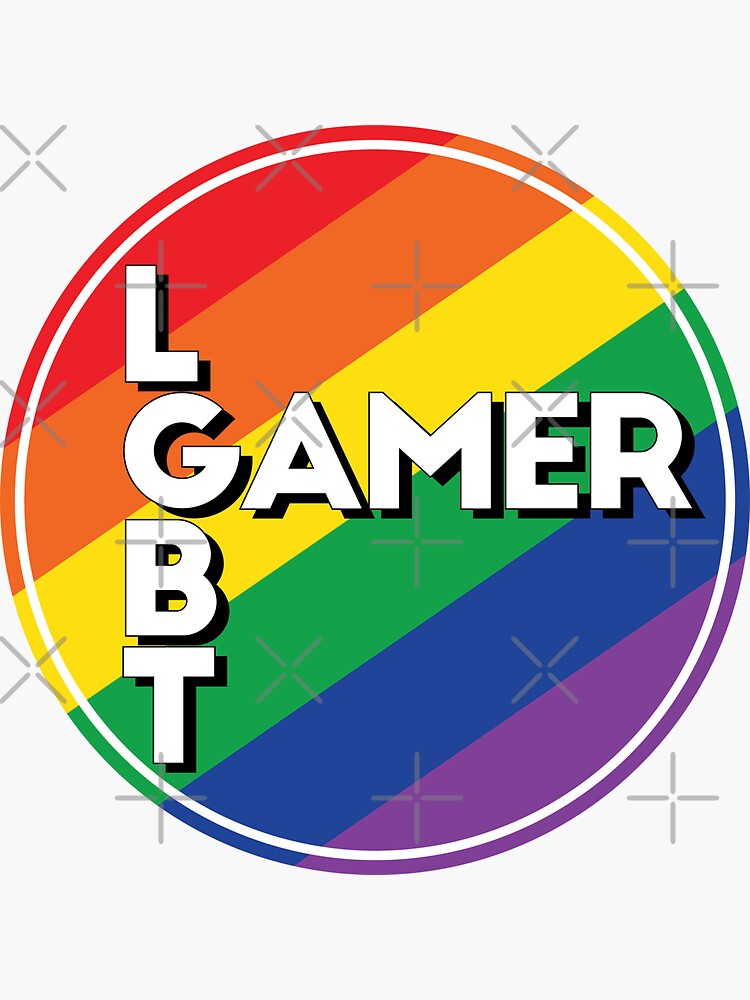 "LGBT Gamer | Gaymer" Sticker by Lightfield | Redbubble