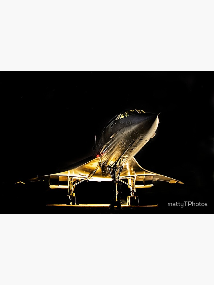 Poster « Speedbird, Concorde de nuit », par mattyTPhotos | Redbubble