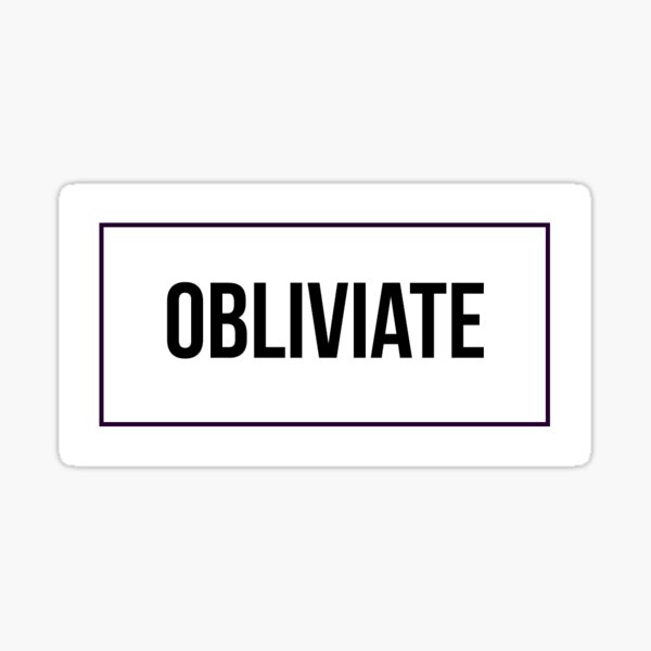 Obliviate Gifts & Merchandise for Sale | Redbubble