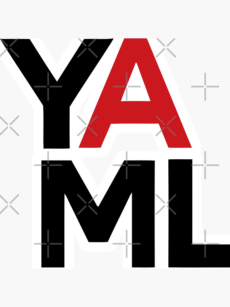 "YAML" Sticker by yourgeekside | Redbubble