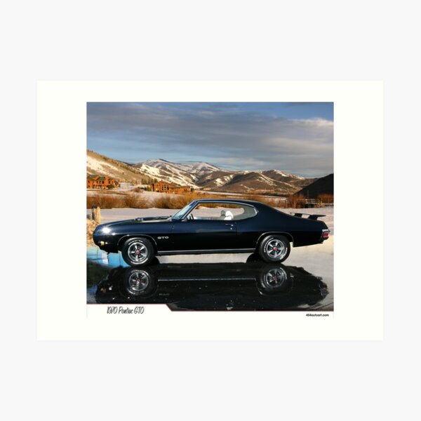 "1970 Pontiac GTO" Art Print by 454autoart | Redbubble