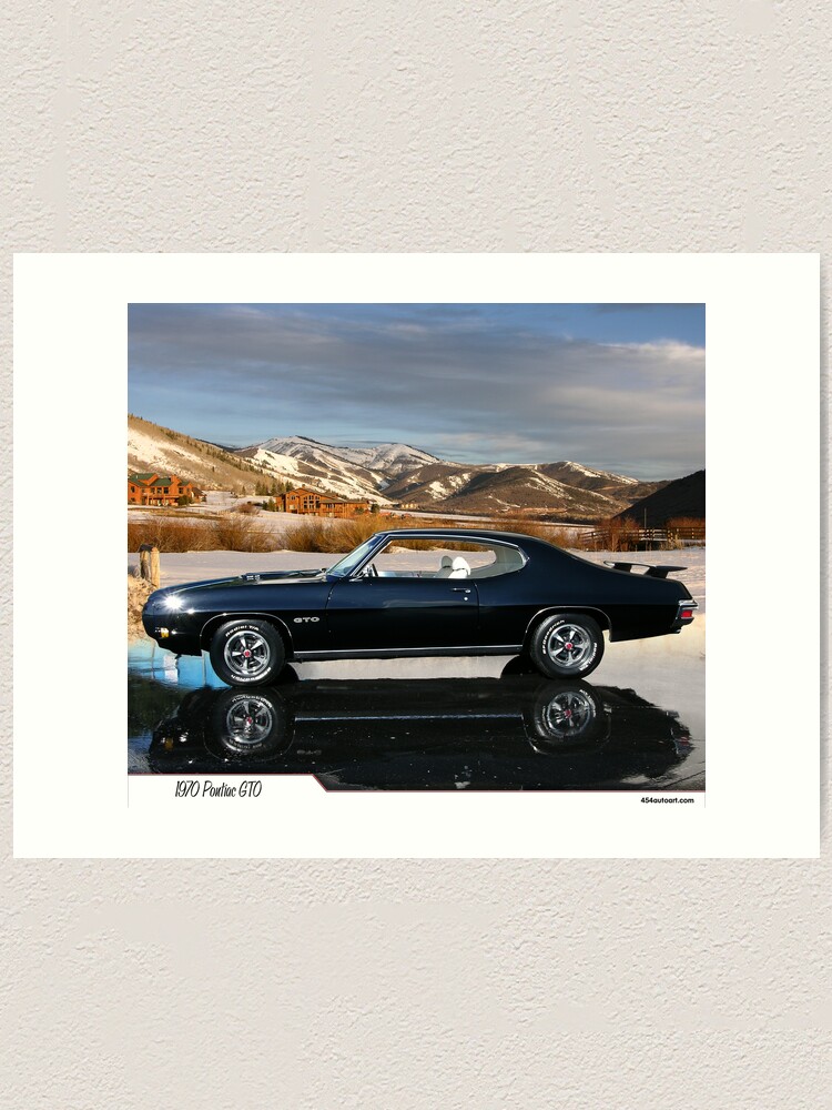 "1970 Pontiac GTO" Art Print by 454autoart | Redbubble