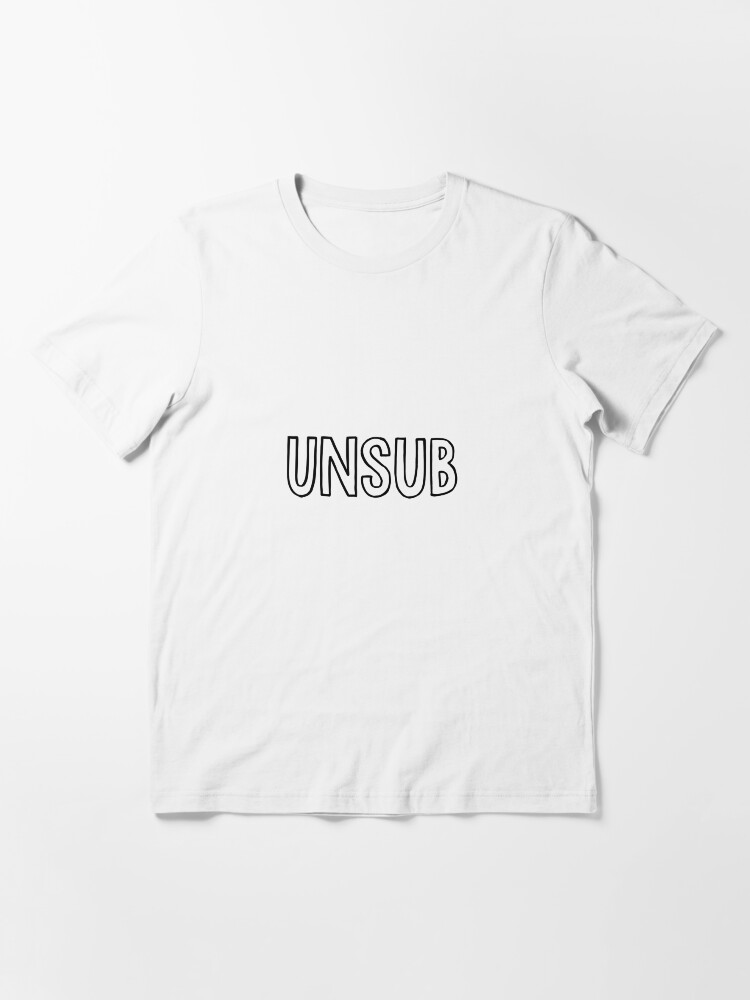 "Unsub" T-shirt for Sale by antonypoynton | Redbubble | criminal minds ...