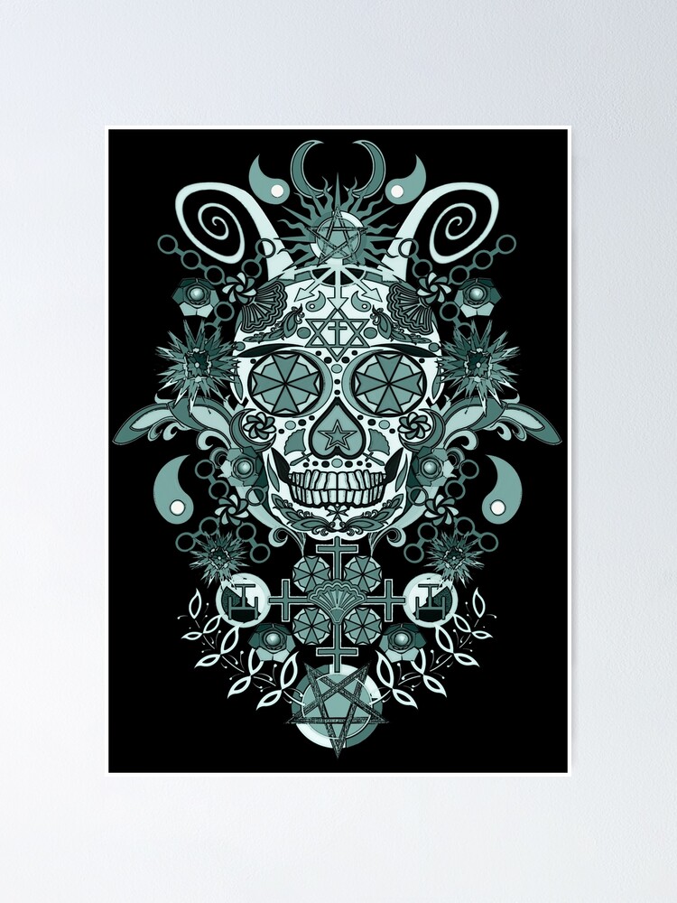 "Green Mystic Templar Totem" Poster for Sale by MARTYMAGUS1 | Redbubble