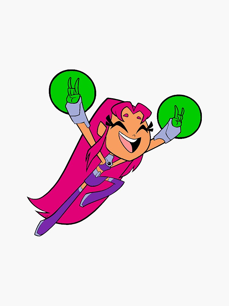 "Starfire" Sticker by virizion | Redbubble