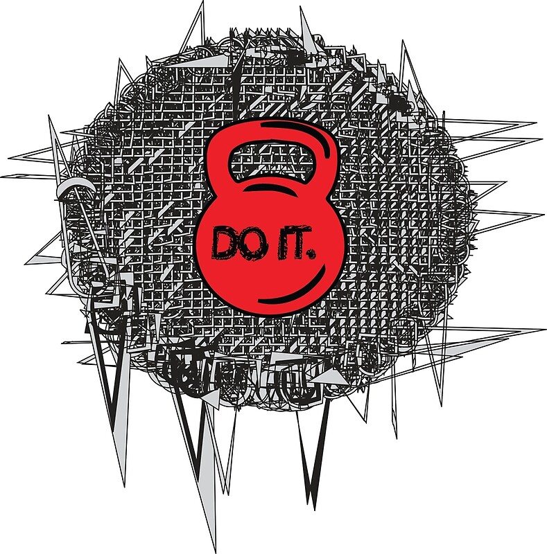 "Do It Fitness Gym Art " by Exetlos | Redbubble