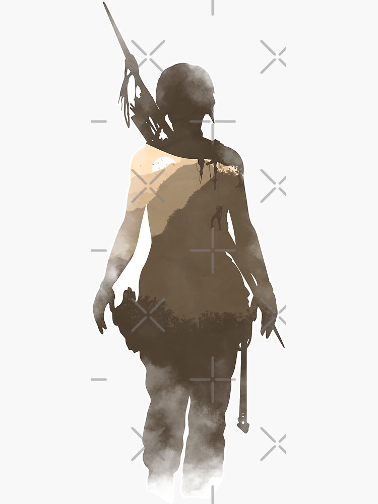 "Tomb Raider" Sticker for Sale by n3za | Redbubble