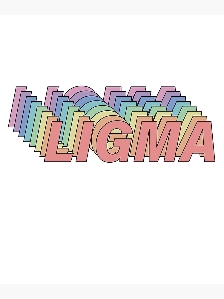 "Ligma Survivor Multicolor Design" Photographic Print by ChristianSama ...