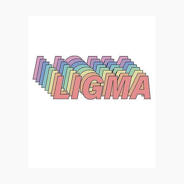 "Ligma Survivor Multicolor Design" Photographic Print by ChristianSama ...