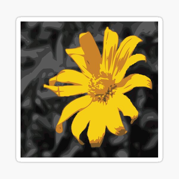 "Single Flower " Sticker for Sale by MissDewi | Redbubble