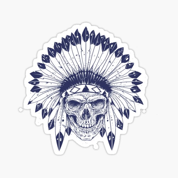 "Skull Face" Sticker for Sale by SamSyr | Redbubble