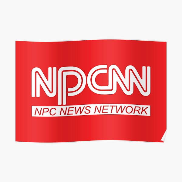 "NPCNN NPC #FAKENEWS Fake News Network meme logo parody HD HIGH QUALITY ...