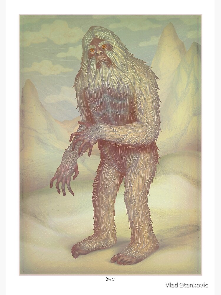 "Yeti" Poster for Sale by vladimirsart | Redbubble
