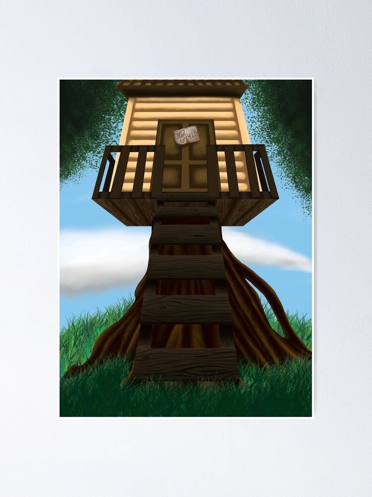 "Treehouse" Poster by spongethom1 | Redbubble