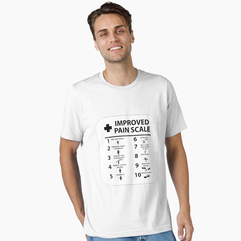 "Improved Pain Scale" Poster for Sale by PicturePerfects | Redbubble