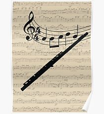Flute: Posters | Redbubble