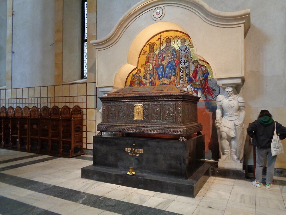 "The tomb of Emperor Stefan Dušan" by Ana Belaj | Redbubble