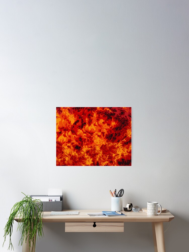"Ian Connor Fire Art" Poster for Sale by crumb- | Redbubble