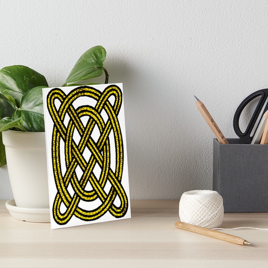 "Croatia Pleter pattern from Sv Nikola in Dubrovnik Hrvatska" Art Board ...