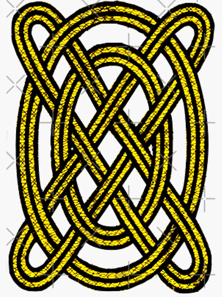 "Croatia Pleter pattern from Sv Nikola in Dubrovnik Hrvatska" Sticker ...