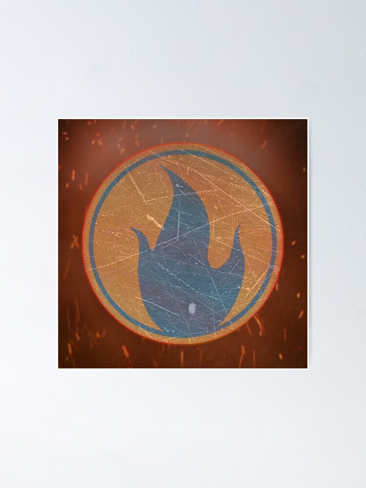 "Team Fortress 2 Pyro Class Emblem" Poster for Sale by Obodobear ...