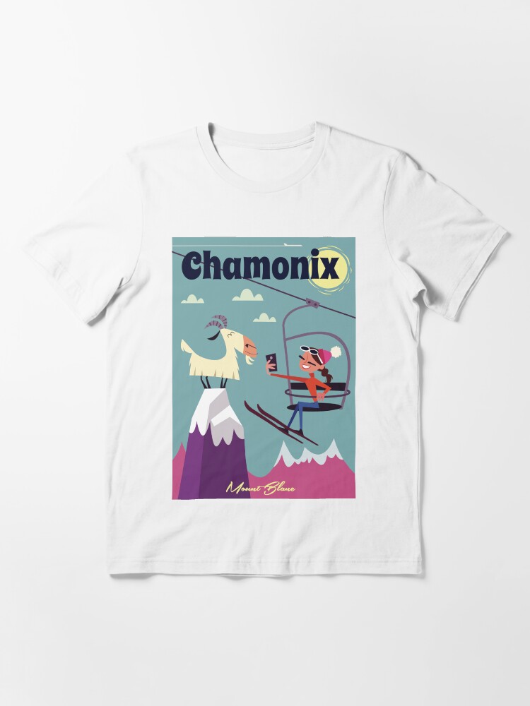 "Chamonix Mont Blanc poster" T-shirt by GAGodel | Redbubble
