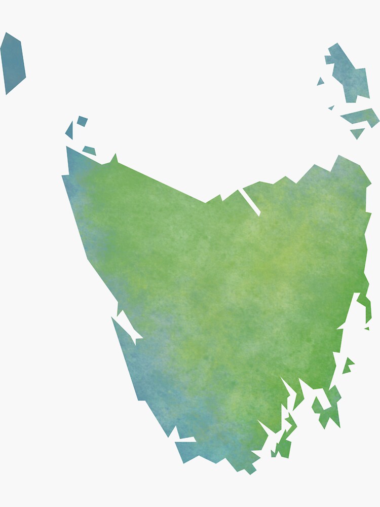 "Tasmania" Sticker by Motivburg | Redbubble