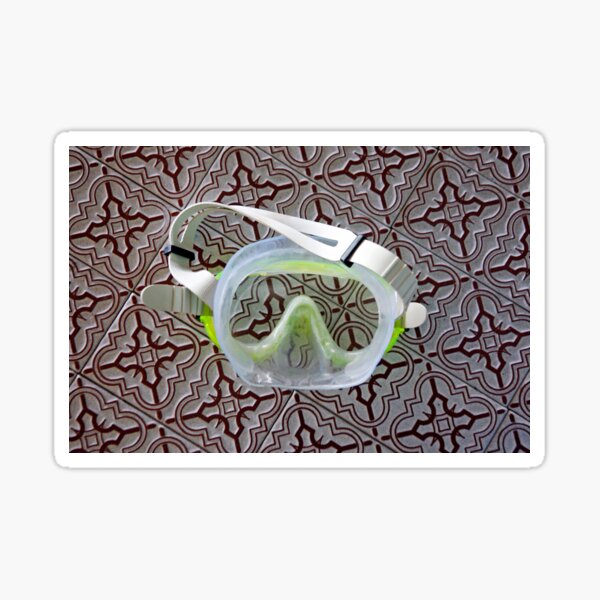 "swimming goggles" Sticker for Sale by hapfoto | Redbubble
