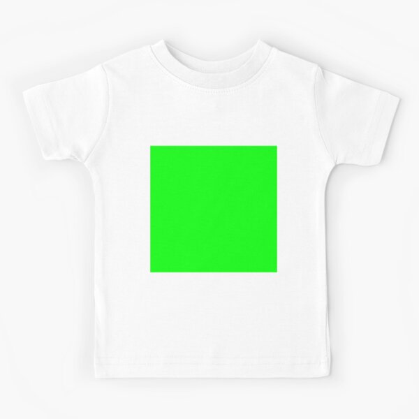 "Green screen green color" Kids T-Shirt for Sale by Dator | Redbubble