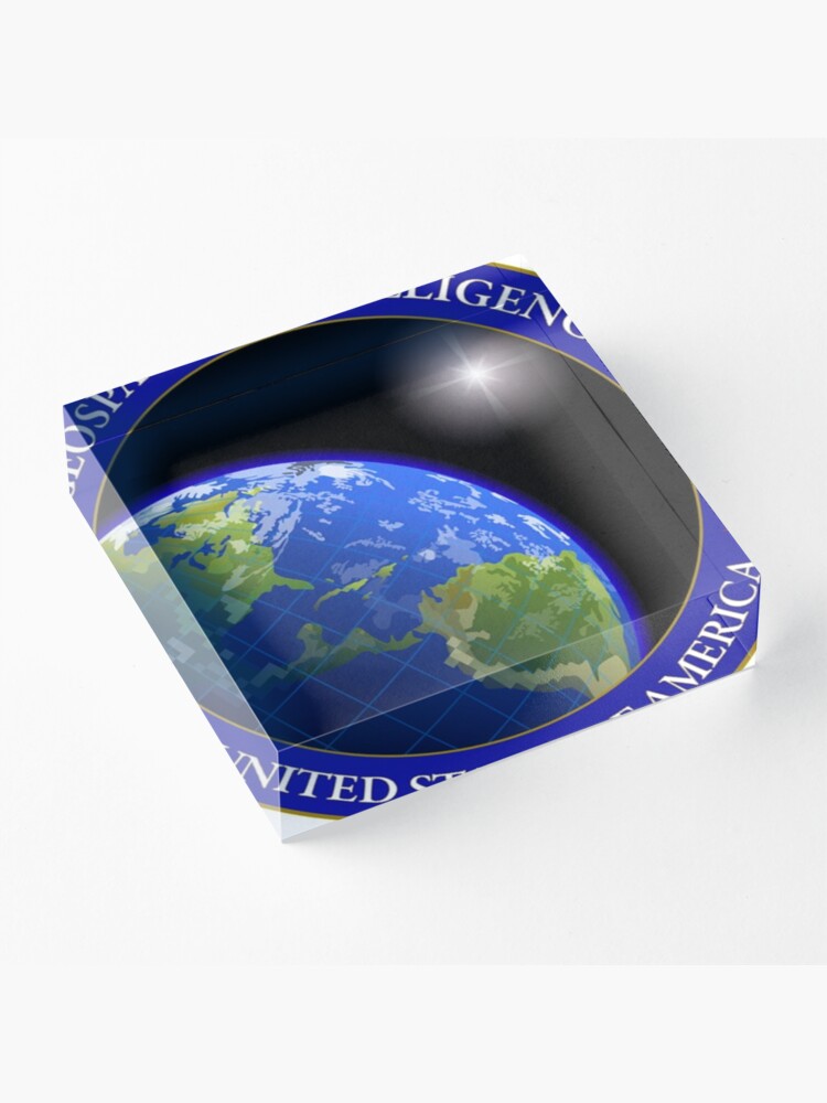 "National Geospatial Intelligence Agency (NGA) Logo" Acrylic Block for ...