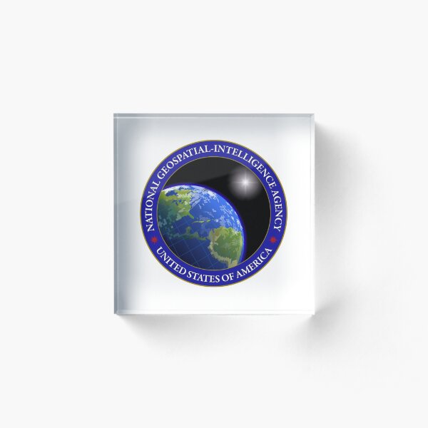 "National Geospatial Intelligence Agency (NGA) Logo" Acrylic Block for ...