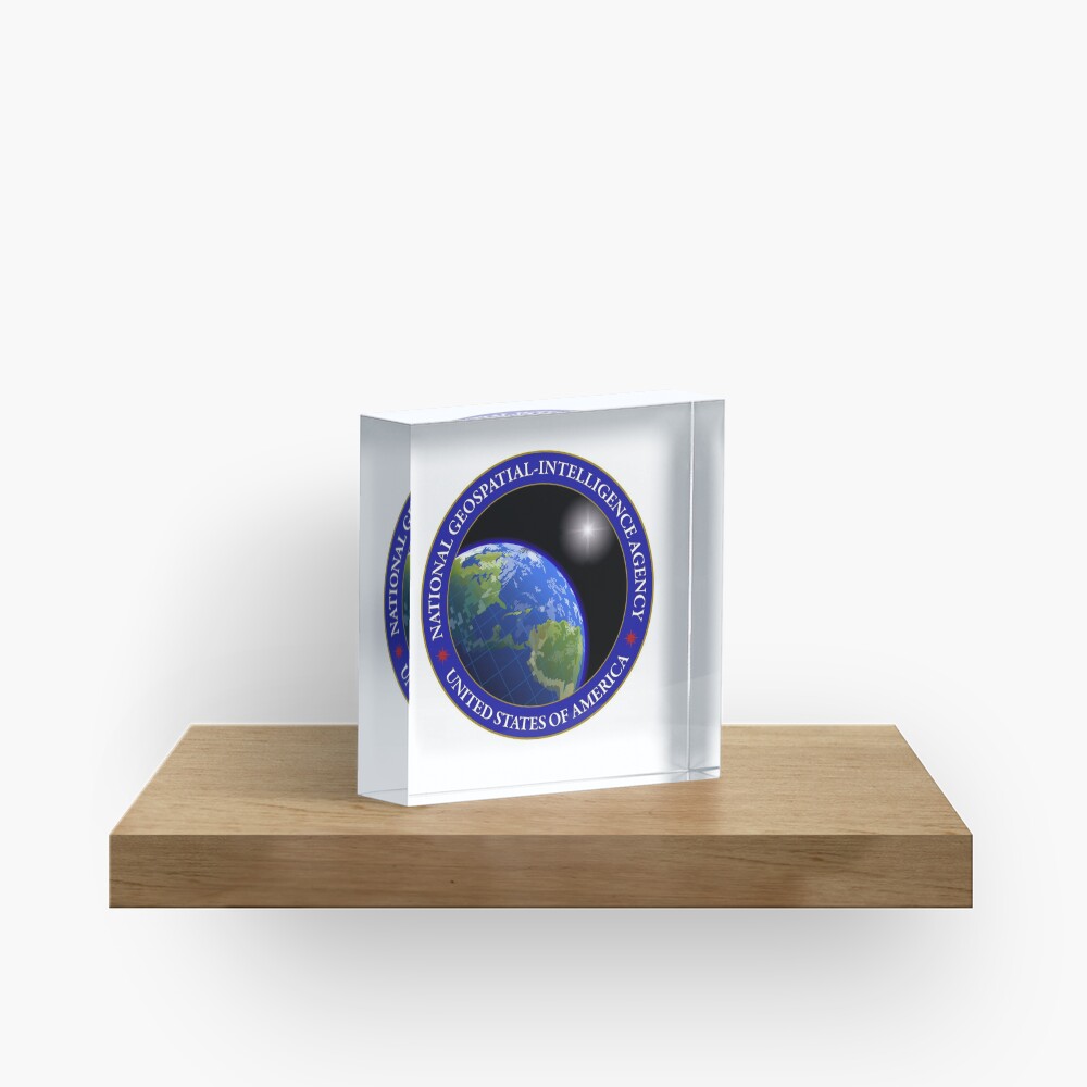 "National Geospatial Intelligence Agency (NGA) Logo" Acrylic Block for ...