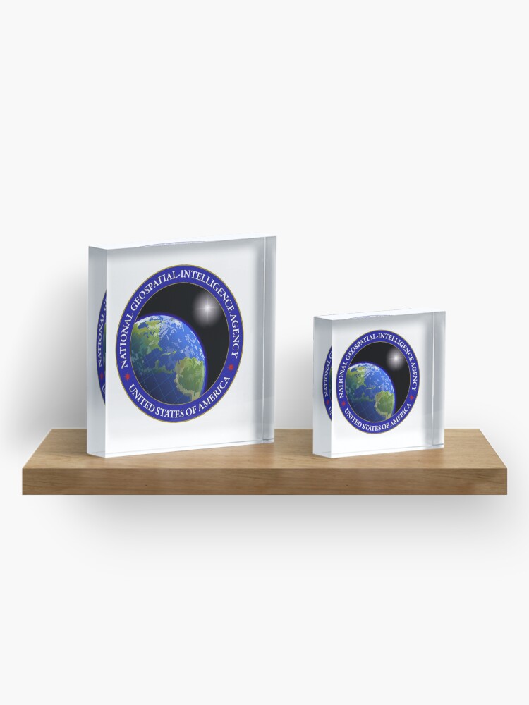 "National Geospatial Intelligence Agency (NGA) Logo" Acrylic Block for ...