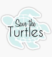 Save The Turtles Stickers | Redbubble