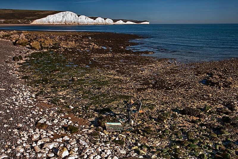 "Tide Out At Hope Gap" by Dave Godden | Redbubble