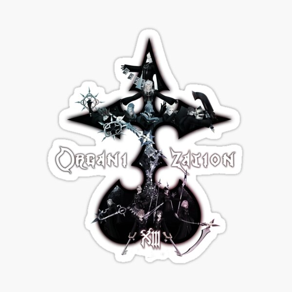 "Organization XIII Members - Kingdom Hearts" Sticker for Sale by ...